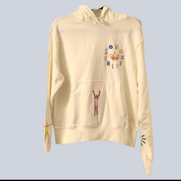 adidas | Tops | Adidas Love Unites Hoodie Unisex Size Adult Small Pride ...
